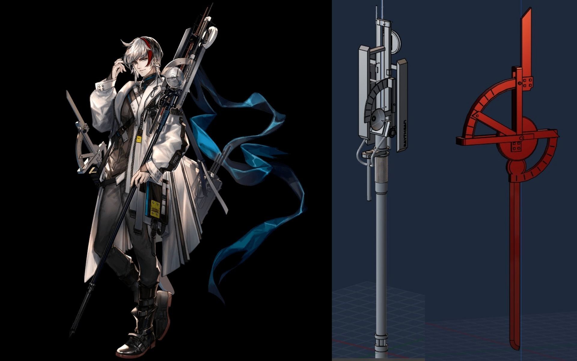 Elysium Sword from Arknights 3D model 3D printable | CGTrader