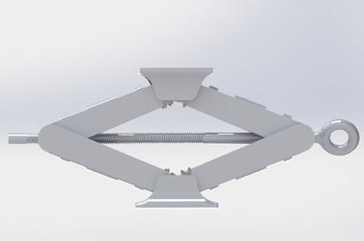 Car jack 3D Model 3D printable .stl - CGTrader.com