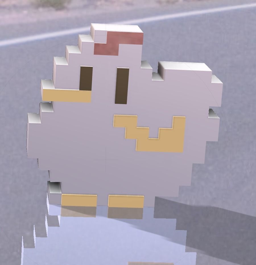 Stardew Valley Chicken Logo free 3D model 3D printable | CGTrader