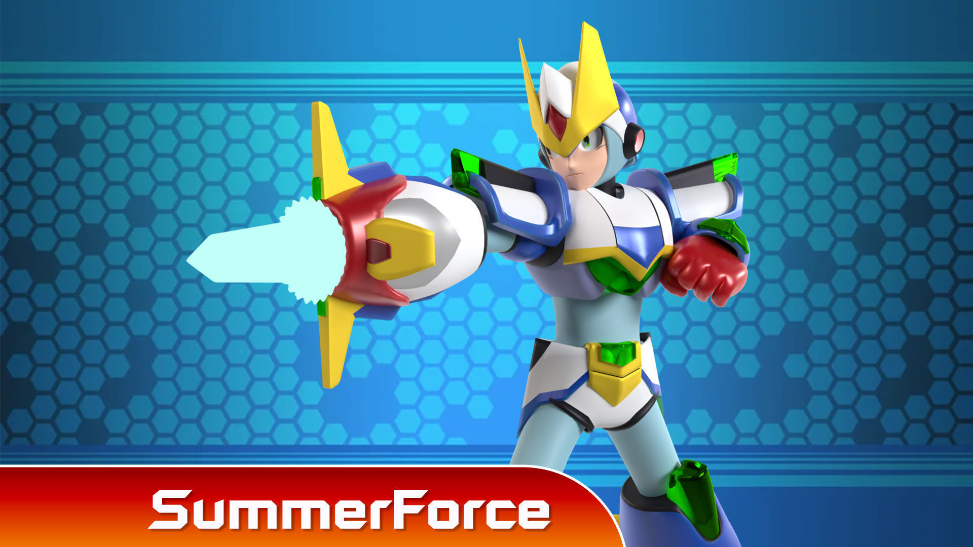 Megaman Blade Armor - Mega Man X6 3D model rigged | CGTrader