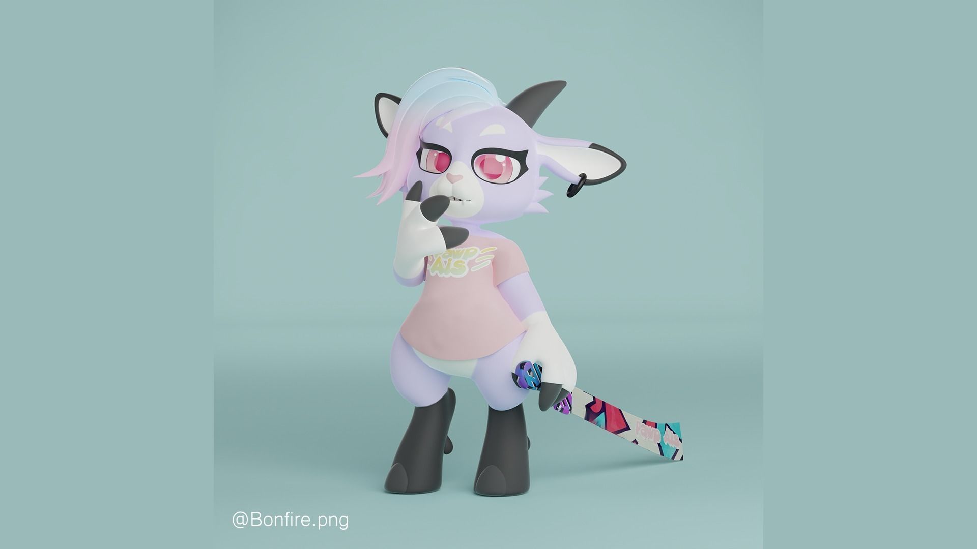 VRChat Pawp Ais free VR / AR / low-poly 3D model rigged | CGTrader