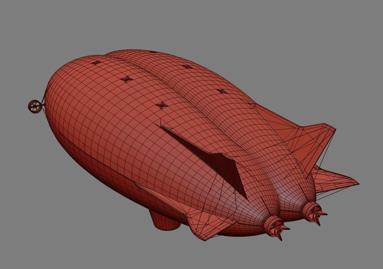 3D model Modern Helium Airship VR / AR / low-poly | CGTrader