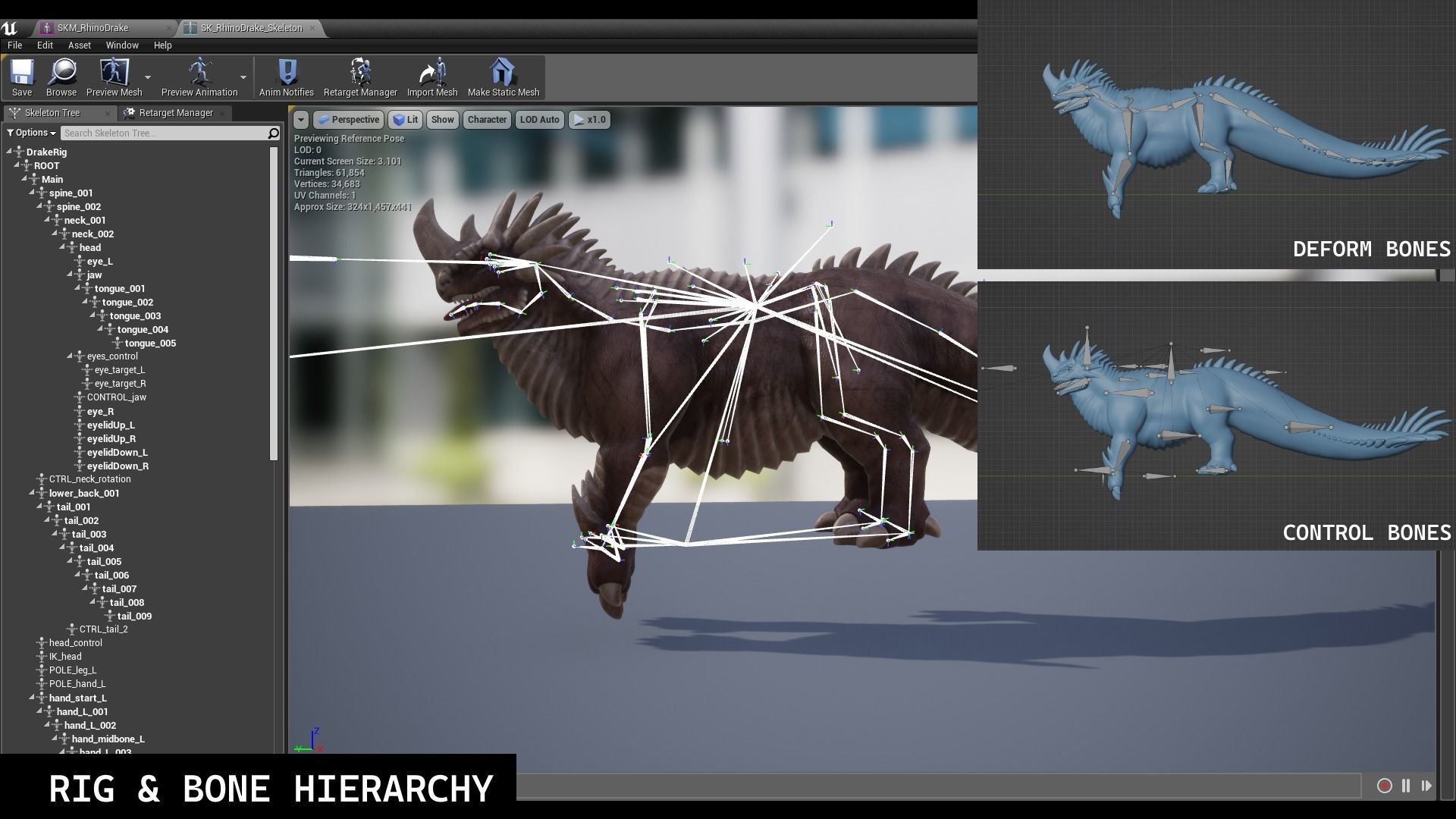 3D model Rhino Drake VR / AR / low-poly | CGTrader