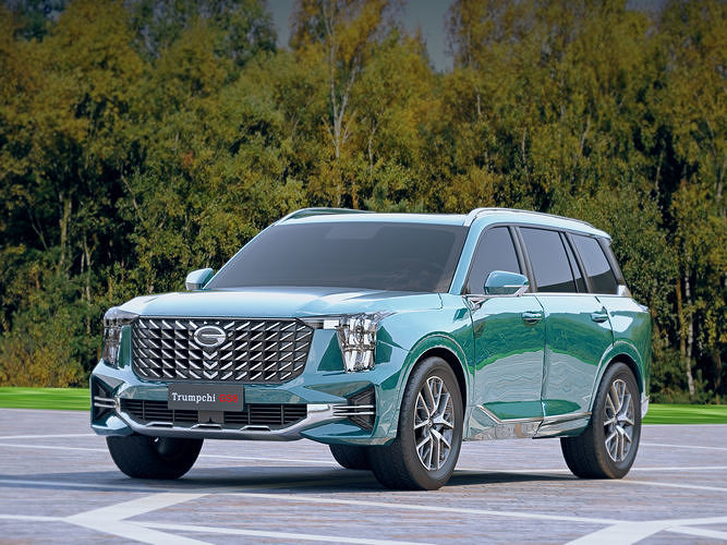 trumpchi GS8 3D model | CGTrader