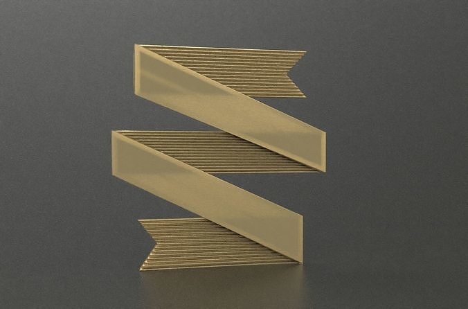 Ribbon 3D model 3D printable | CGTrader