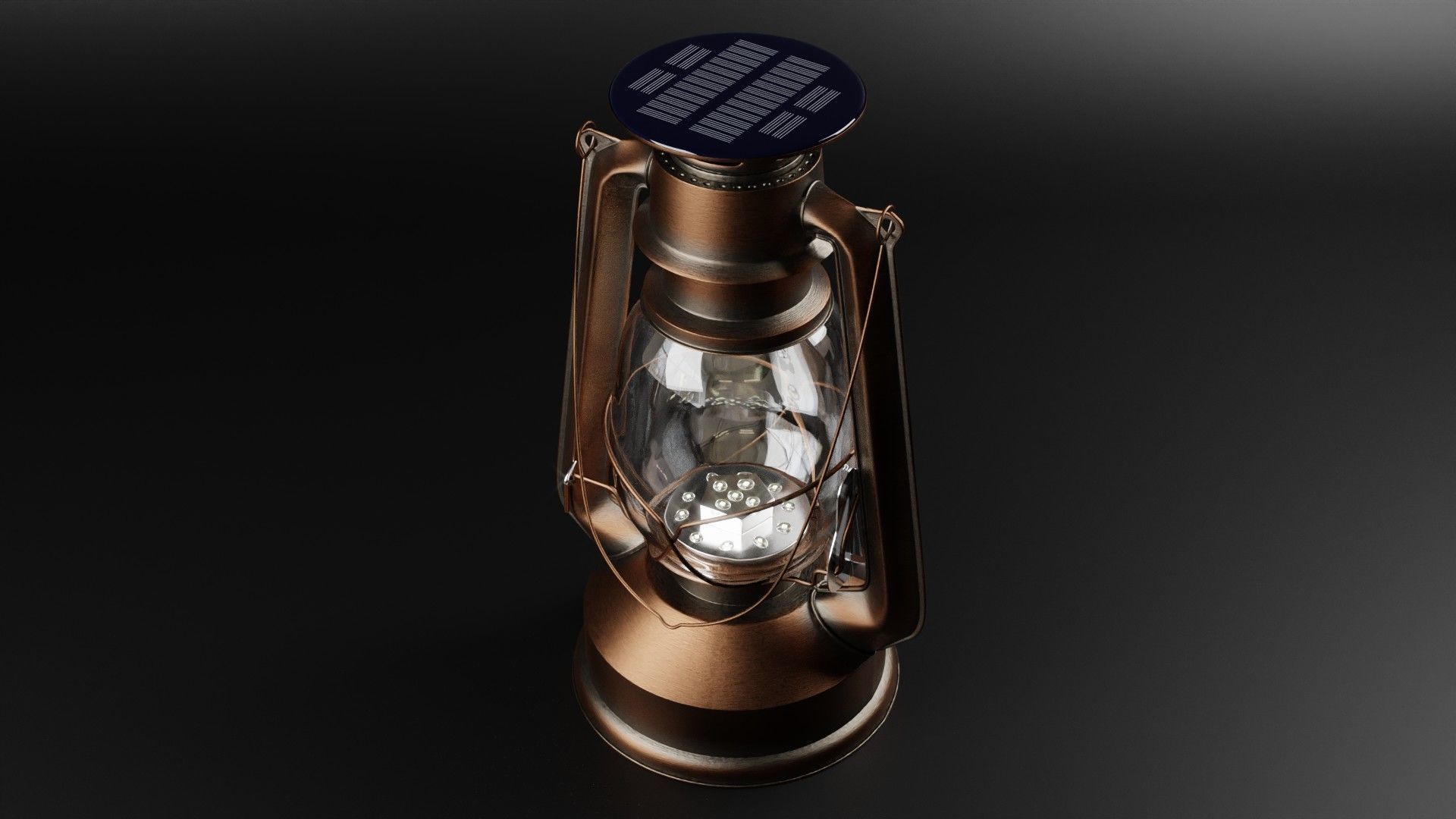 3D model Led Hurricane Lantern VR / AR / low-poly | CGTrader