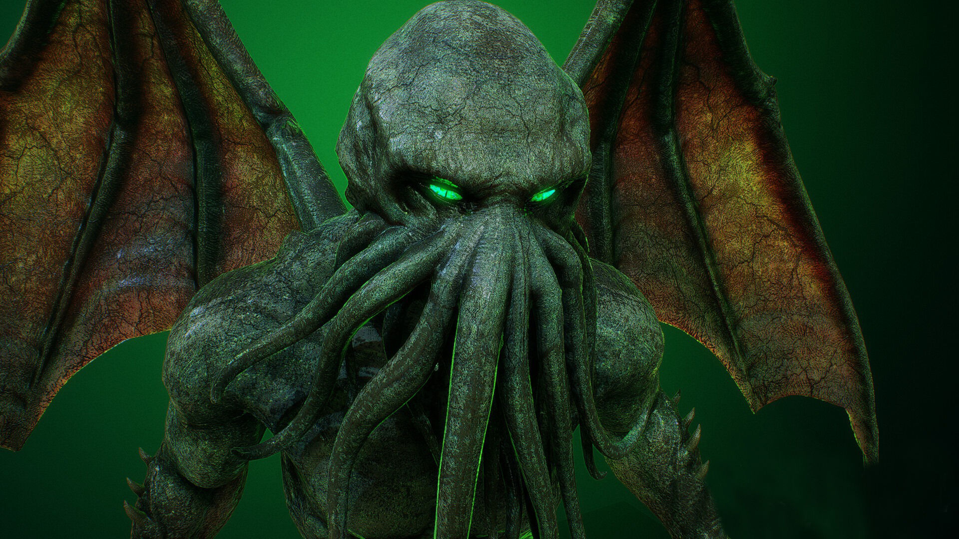 3D model Cthulhu VR / AR / low-poly | CGTrader