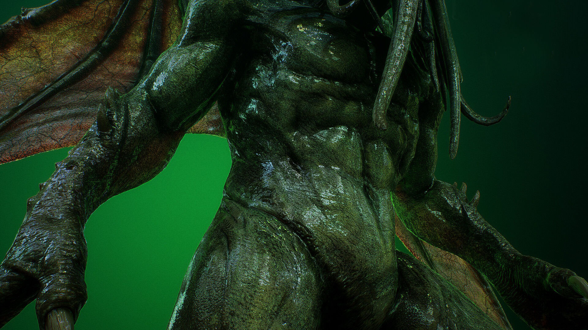 3D model Cthulhu VR / AR / low-poly | CGTrader