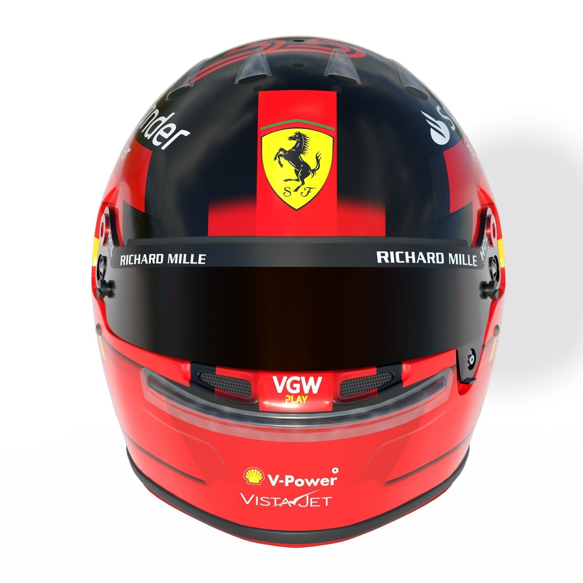 3D model F1 Ferrari Helmets 2024 VR / AR / low-poly | CGTrader