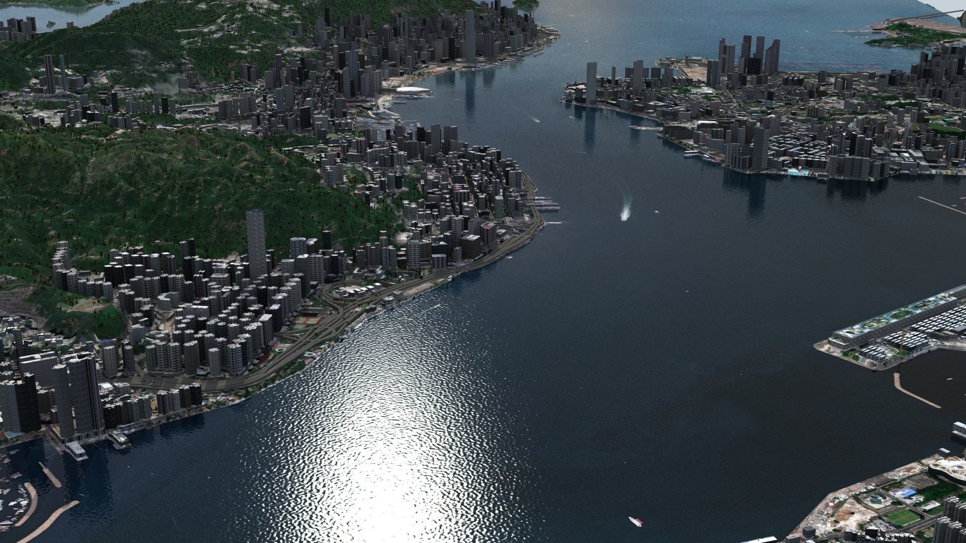 Hong Kong City 3D model | CGTrader