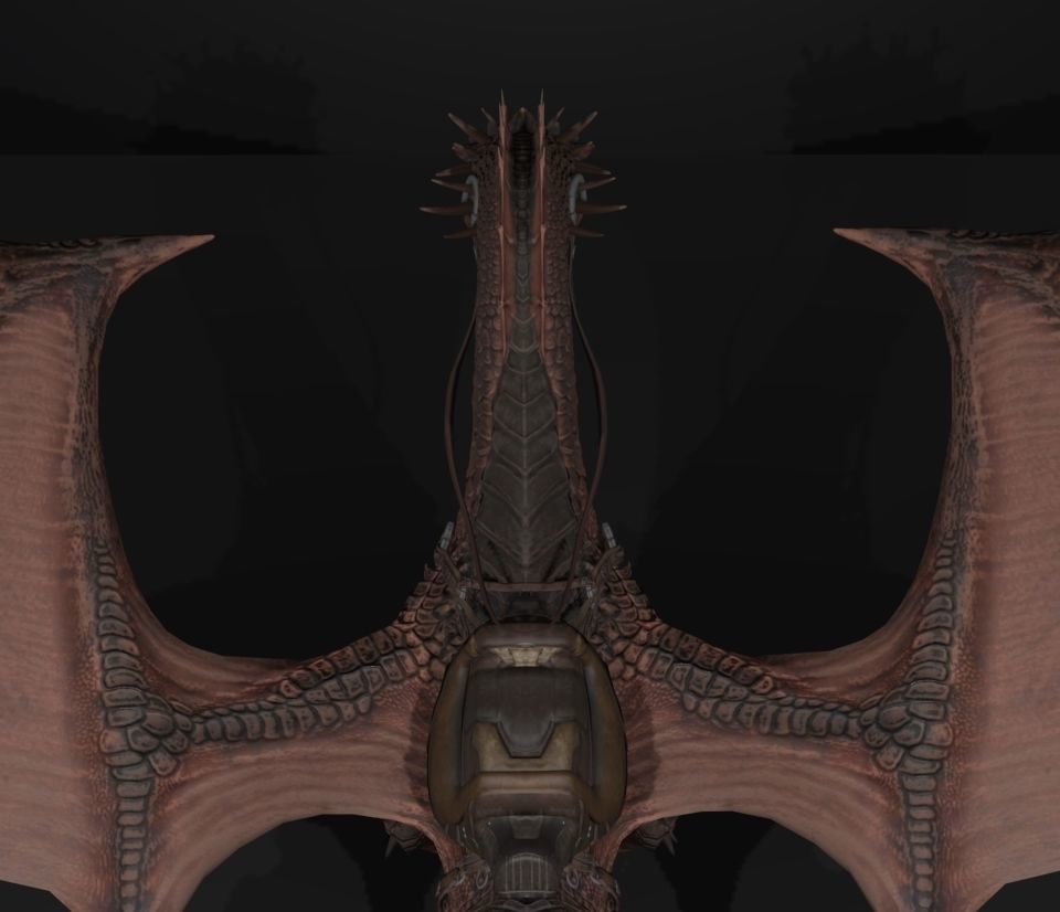 fire dragon real 3D model animated rigged | CGTrader