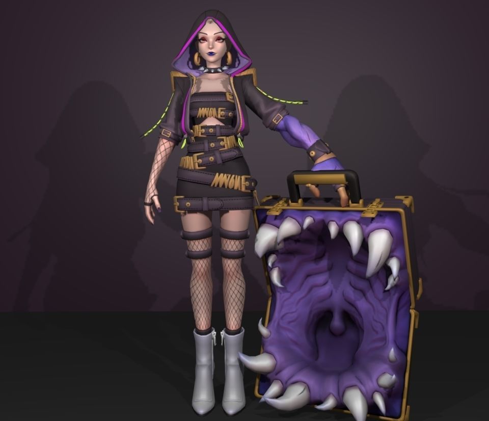 anesidora 3D model animated rigged | CGTrader