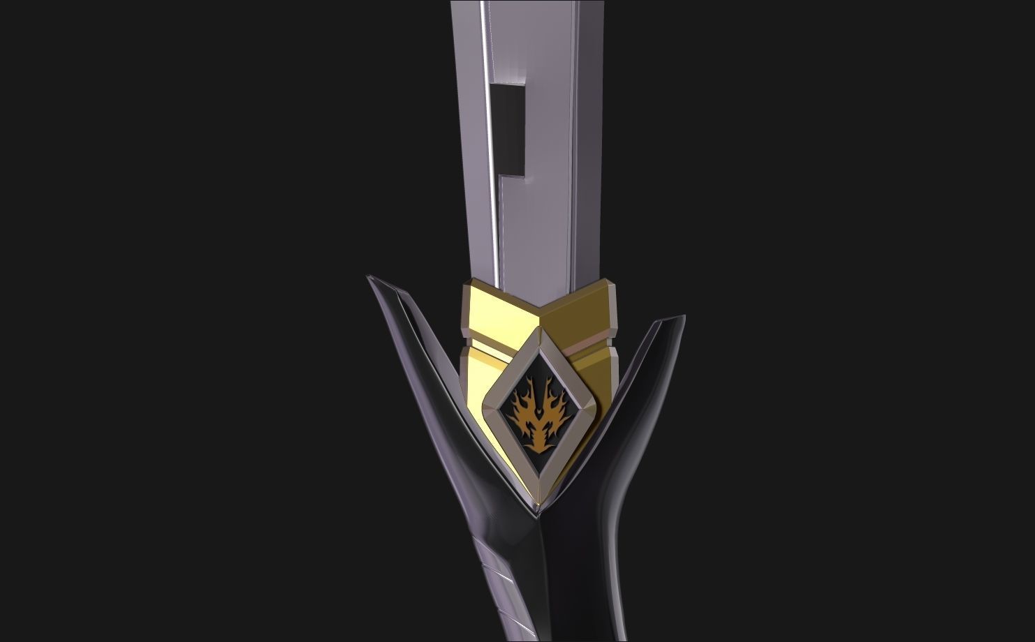 kamen rider ryuki sword 3D model 3D printable | CGTrader