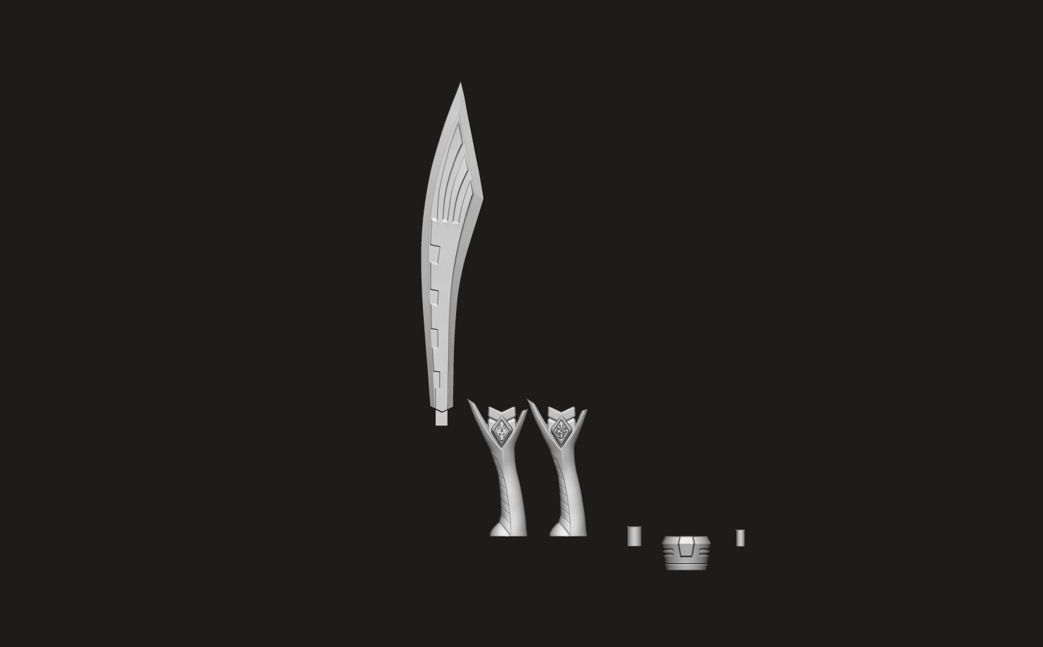 kamen rider ryuki sword 3D model 3D printable | CGTrader