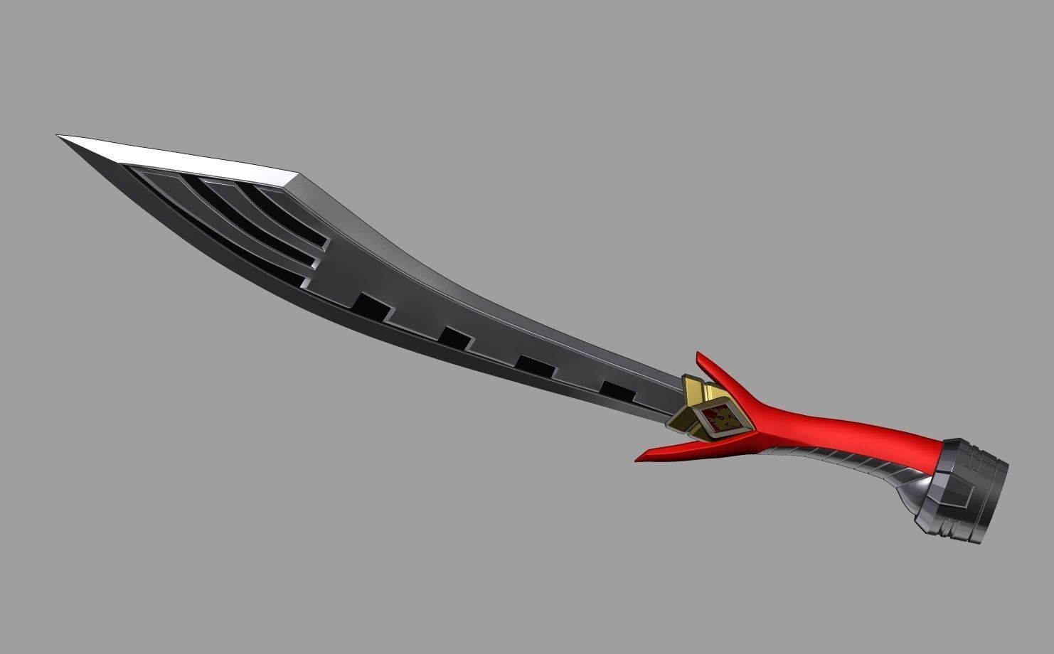 kamen rider ryuki sword 3D model 3D printable | CGTrader