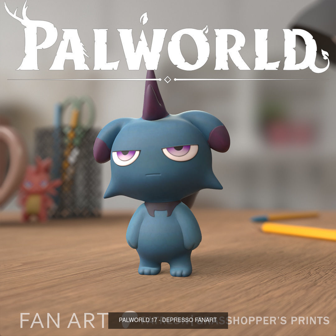 Palworld Pals 16-20 Fanart for 3d printing 3D Model Collection 3D ...