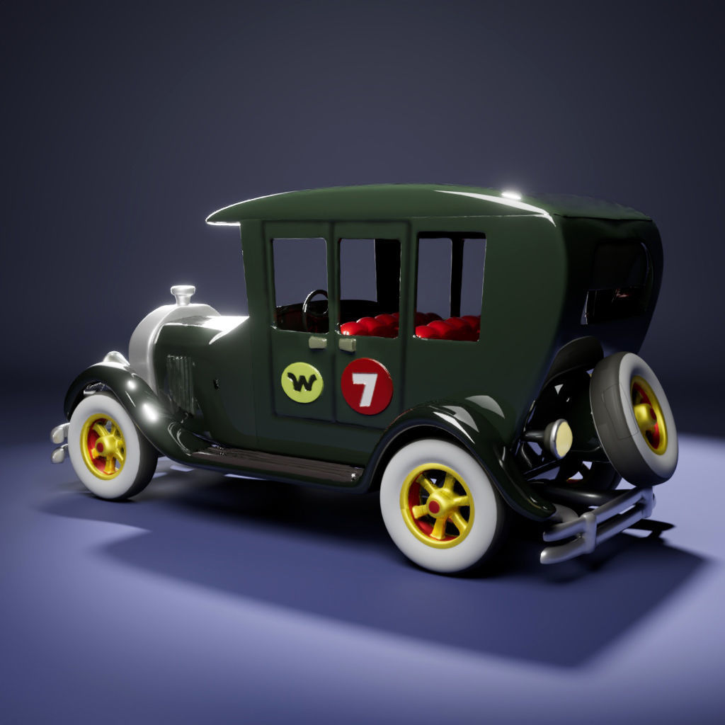 The Ant hill mob car 3D model 3D printable | CGTrader