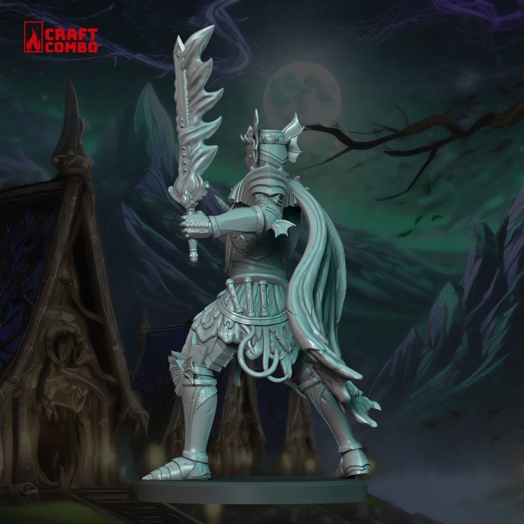 DnD Mini - Dark Knight 3D model 3D printable | CGTrader