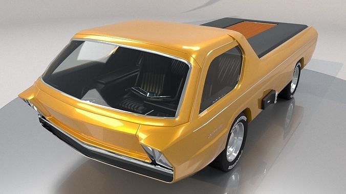 Dodge Deora Low Poly 3D model | CGTrader