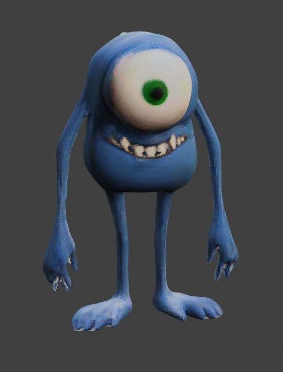 Rigged monster free VR / AR / low-poly 3D model rigged | CGTrader