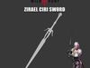 ZIRAEL CIRI SWORD THE WITCHER 3D model 3D printable | CGTrader