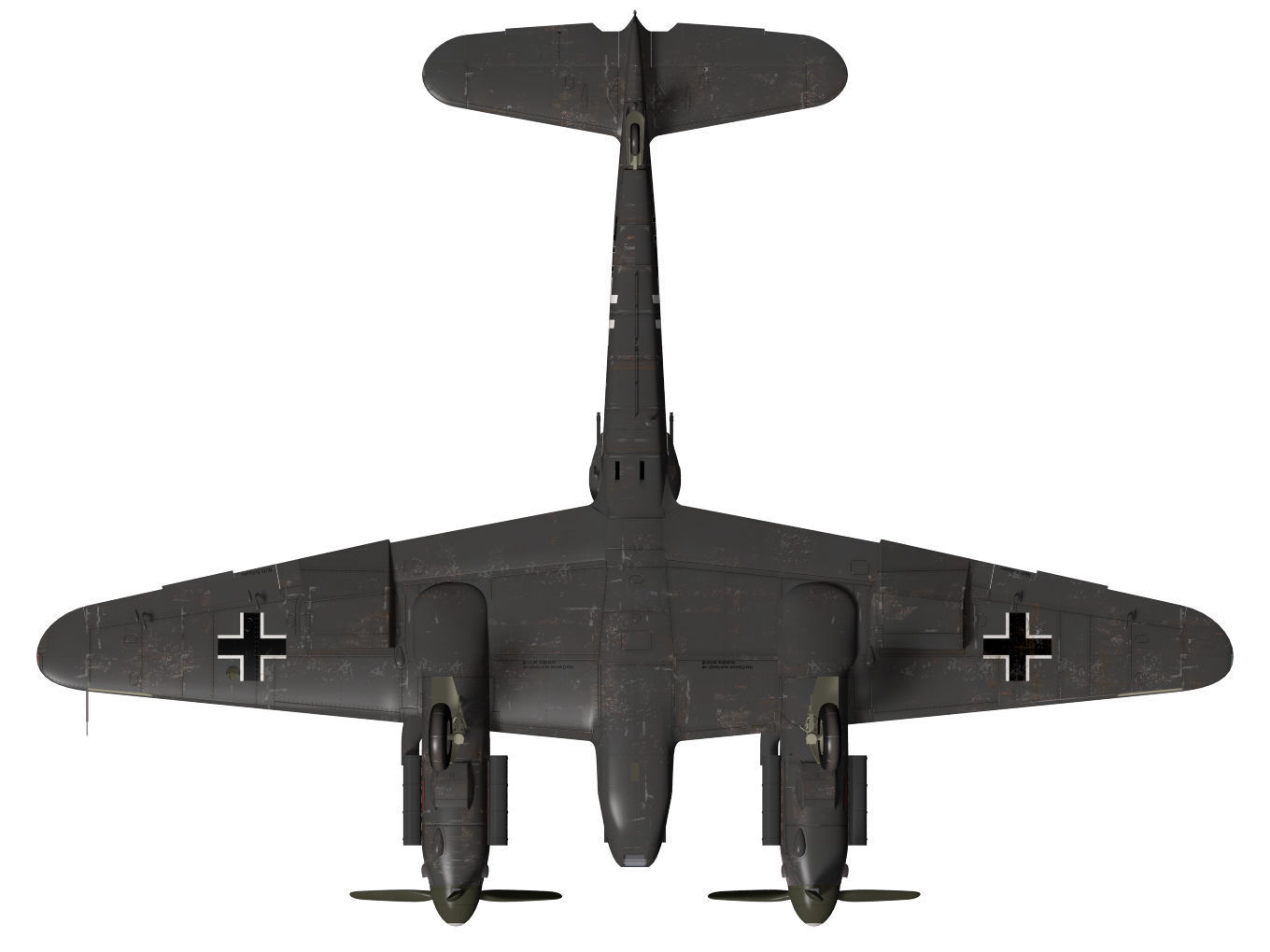 Messerschmitt Me 410 B1 Hornisse 3D model | CGTrader