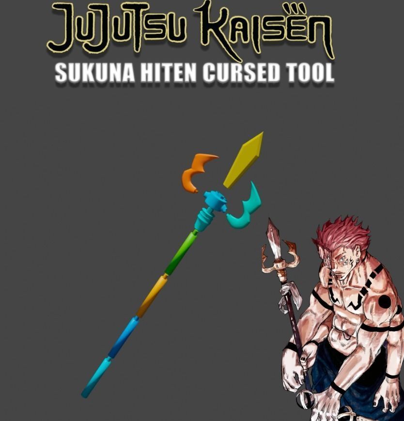 HITEN CURSED TOOL SUKUNA 3D model 3D printable | CGTrader
