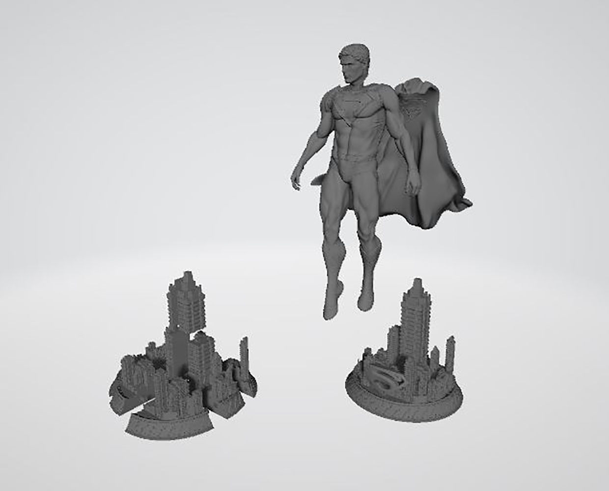 Superman Sculpt 3D Model Ready to Print 3D model 3D printable | CGTrader