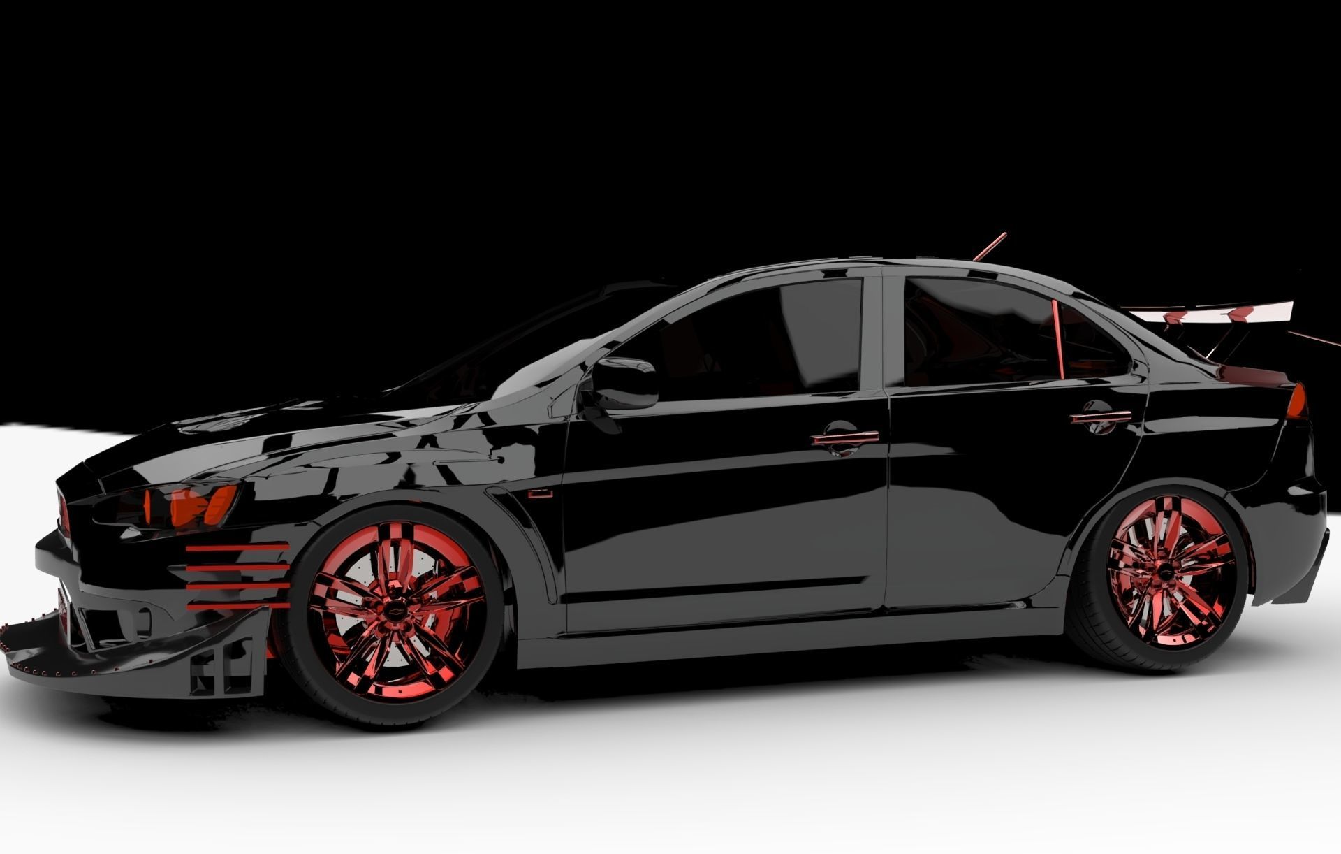 Lancer Evolution 3D model | CGTrader
