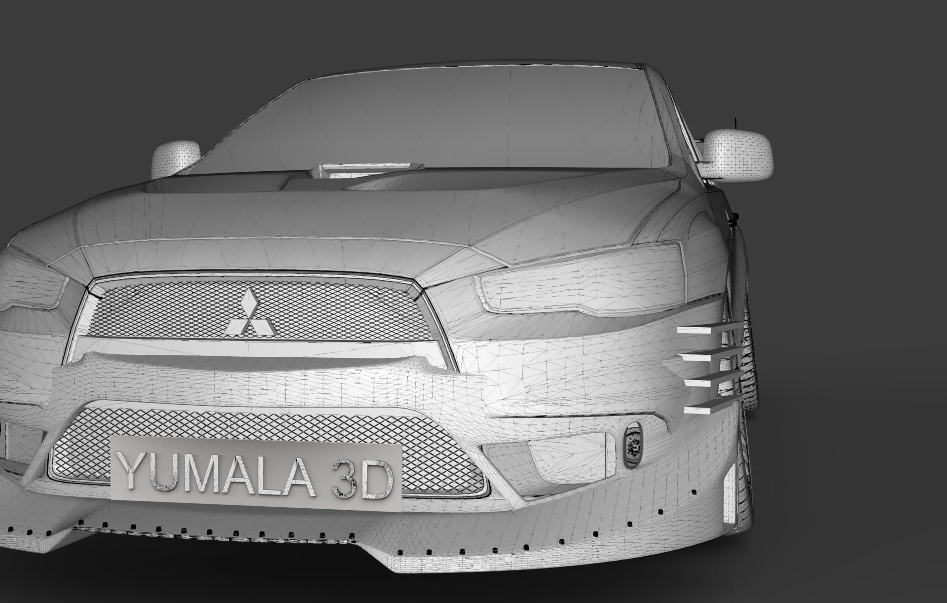 Lancer Evolution 3D model | CGTrader