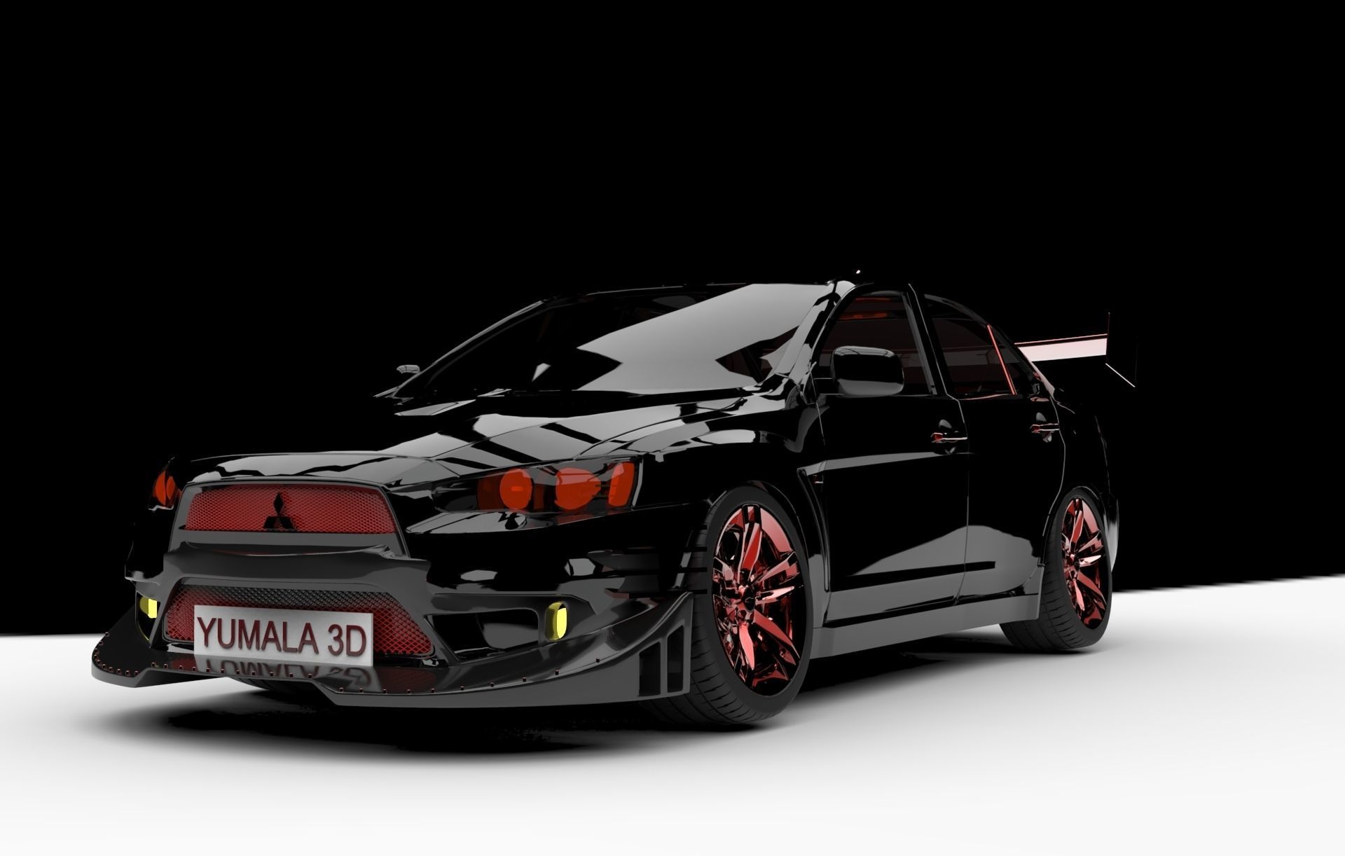 Lancer Evolution 3D model | CGTrader