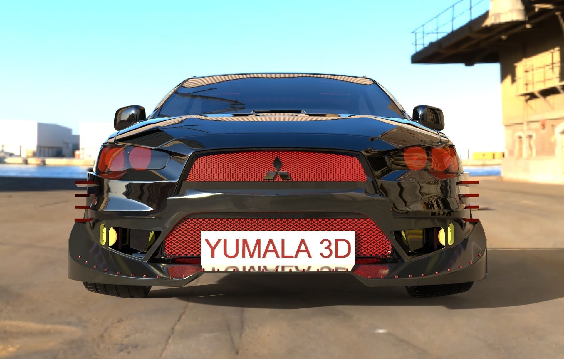 Lancer Evolution 3D model | CGTrader