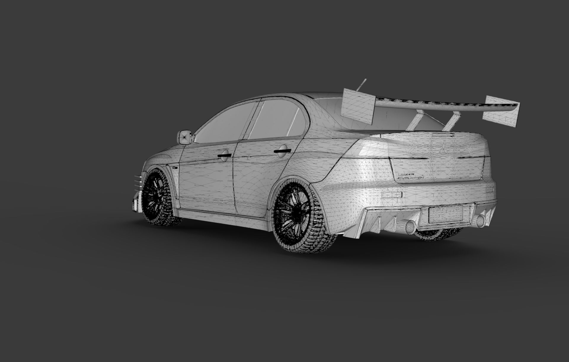 Lancer Evolution 3D model | CGTrader