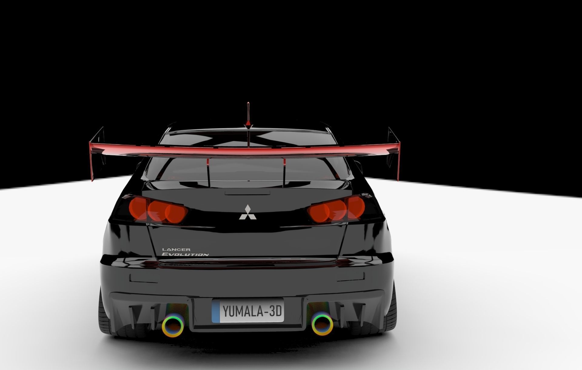 Lancer Evolution 3D model | CGTrader