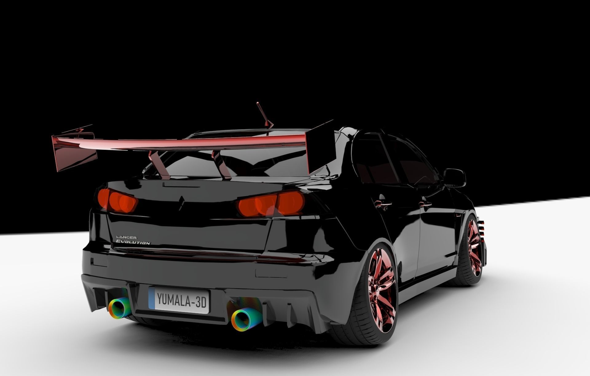 Lancer Evolution 3D model | CGTrader