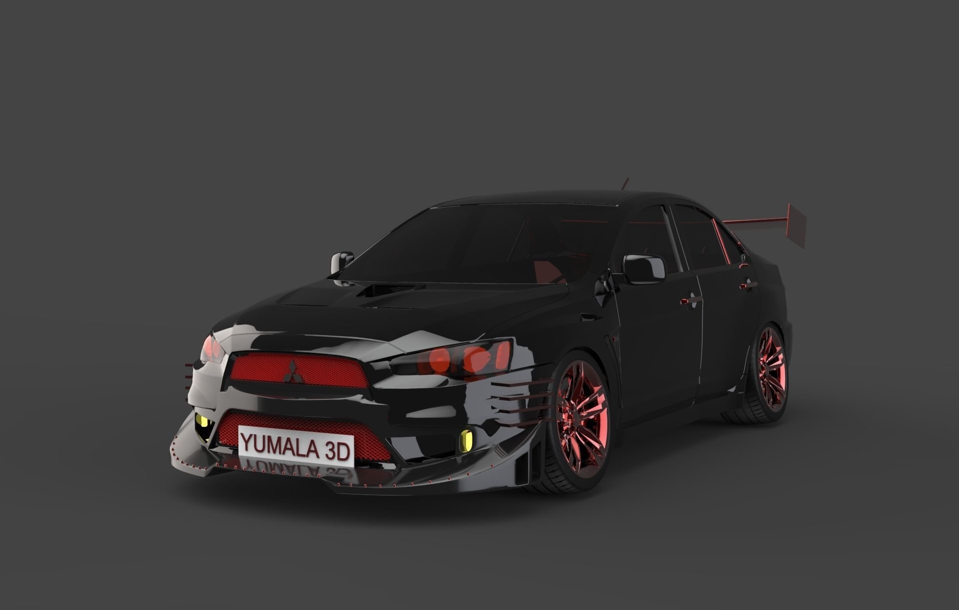 Lancer Evolution 3D model | CGTrader