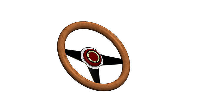car steering wheel 3D model 3D printable | CGTrader