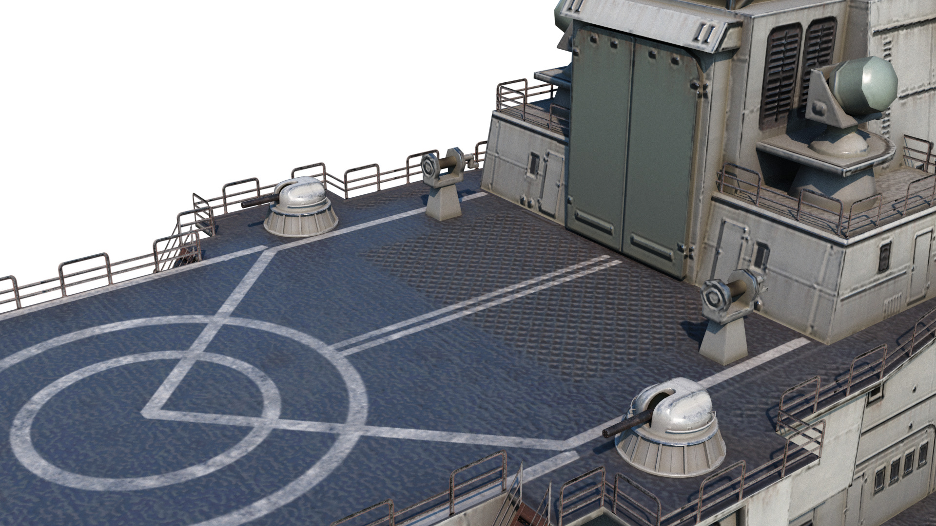 3D model The modified Hangzhou ship DDG136 956EM Sovremenny-class VR ...