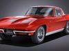 Chevrolet Corvette C2 CG 1963 LowPoly 3D model | CGTrader