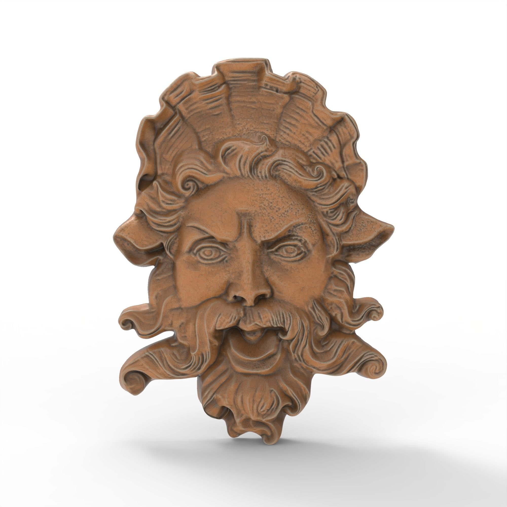 Ancient Architectural Sculpture Greek Mythology STL File 3D model 3D ...