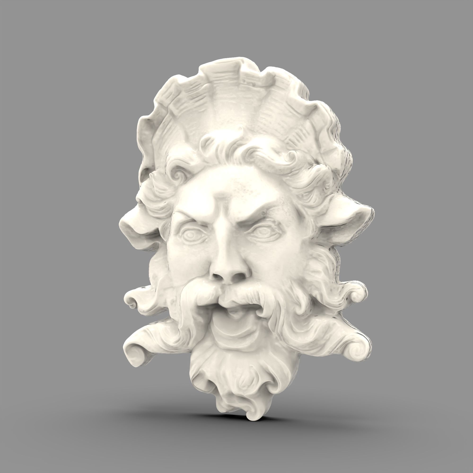 Ancient Architectural Sculpture Greek Mythology STL File 3D model 3D ...