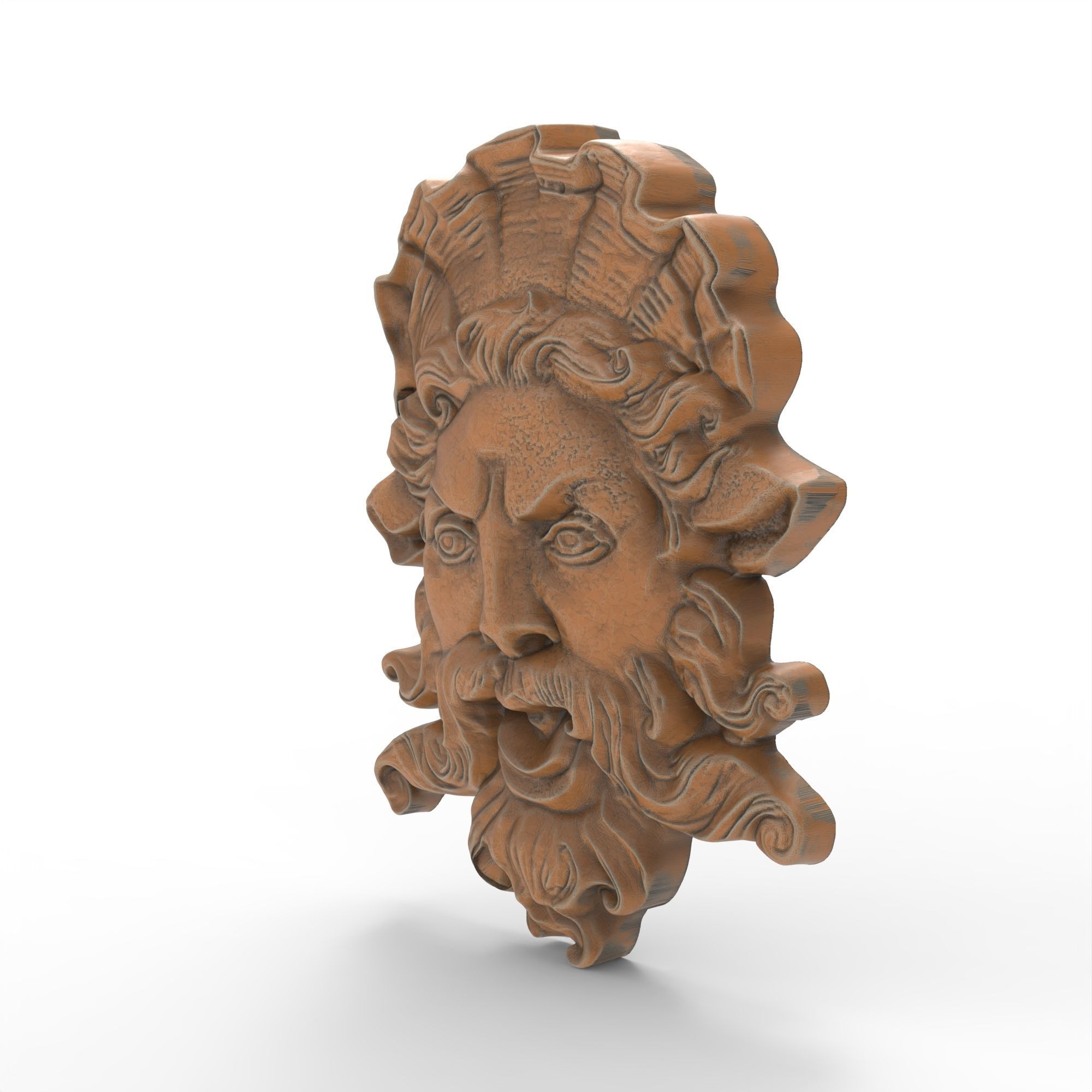 Ancient Architectural Sculpture Greek Mythology STL File 3D model 3D ...