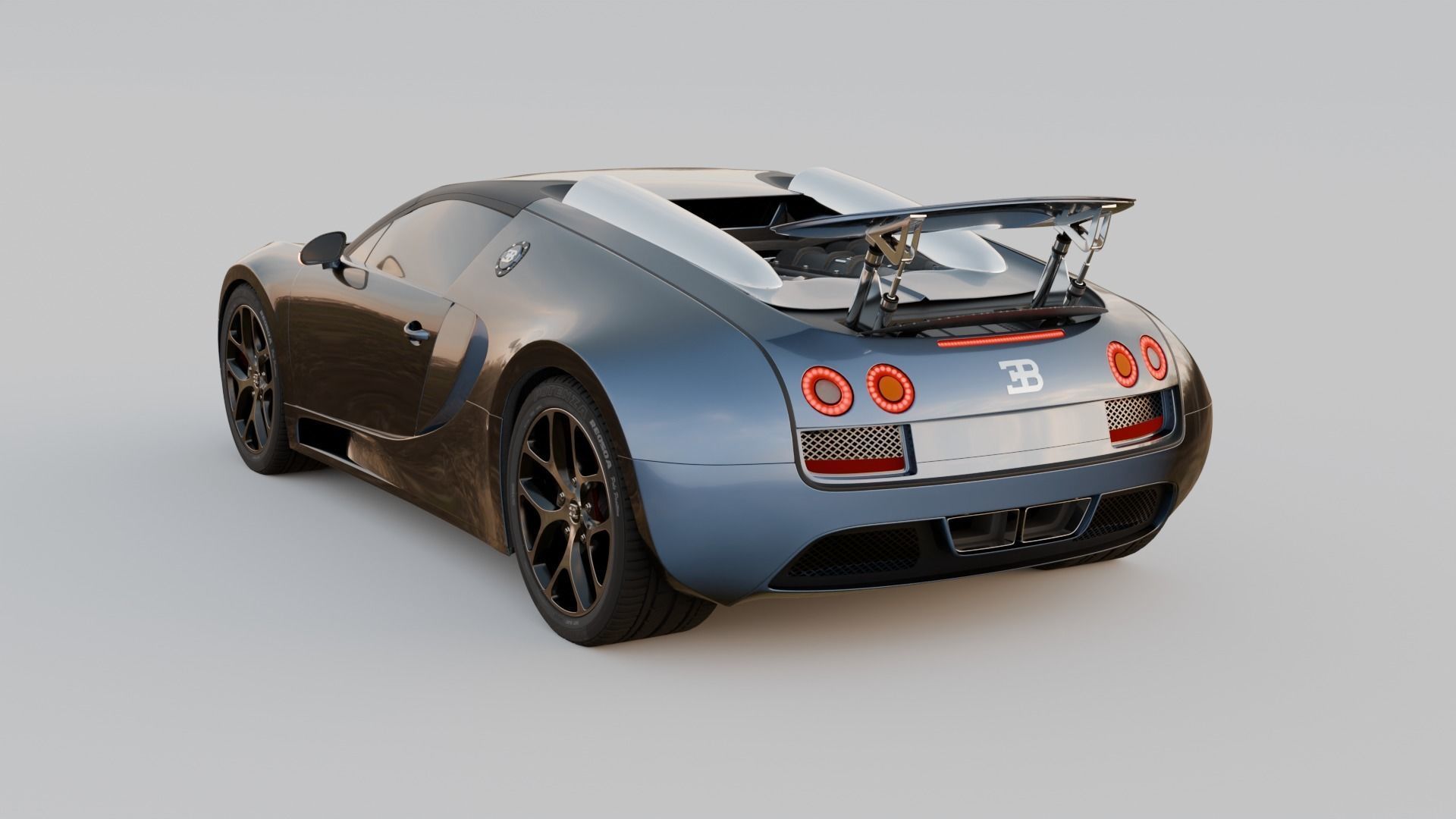 the Bugatti car model - high poly free 3D model animated | CGTrader