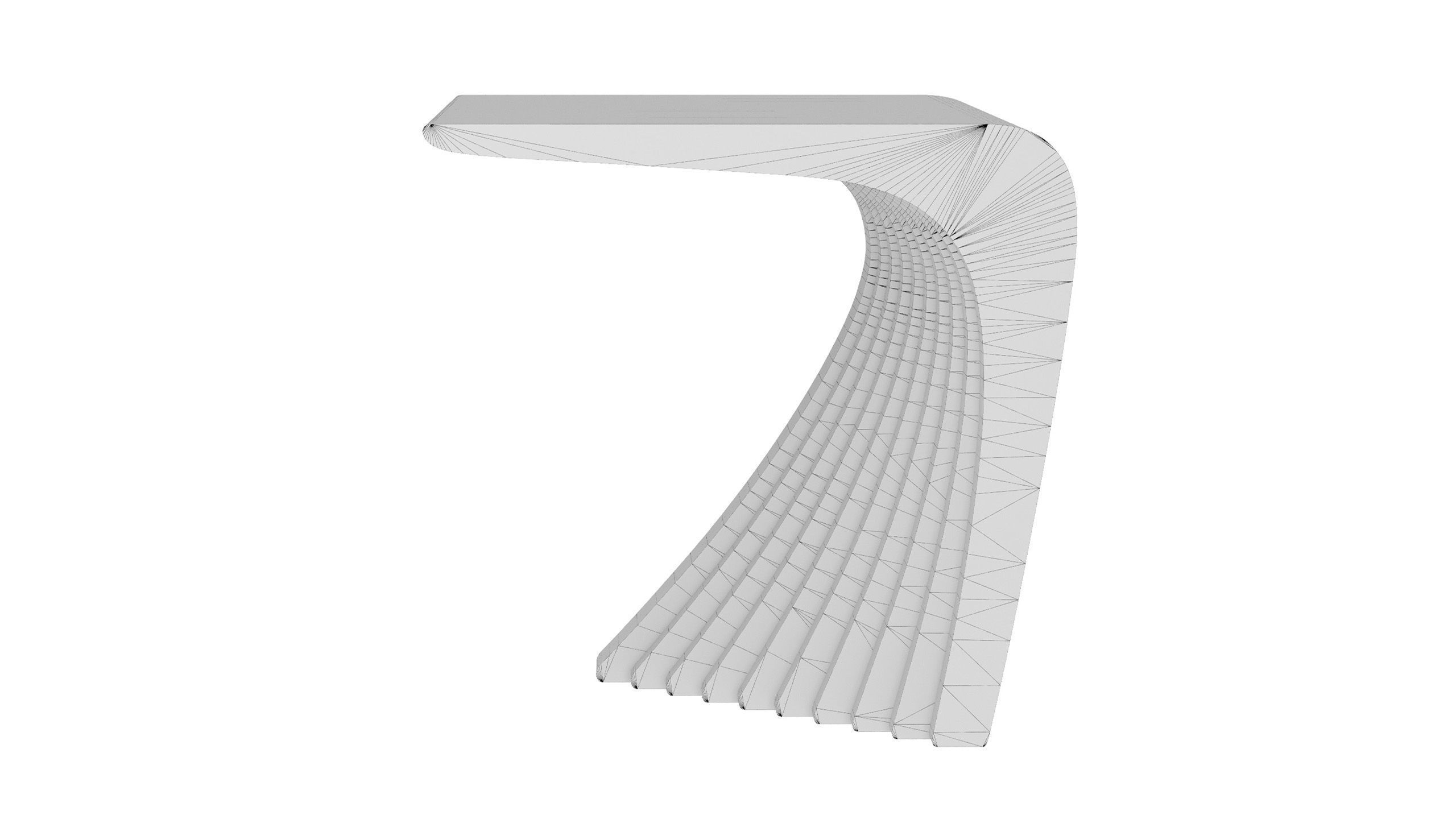 Woodbang Touchey parametric side table - bedside night oak wood free 3D ...