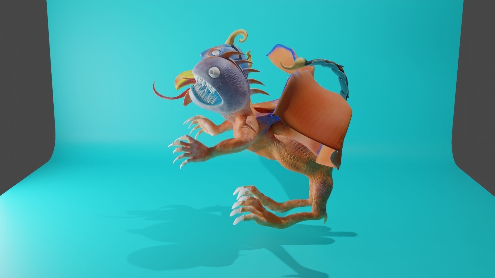 3 headed monster 3D model | CGTrader