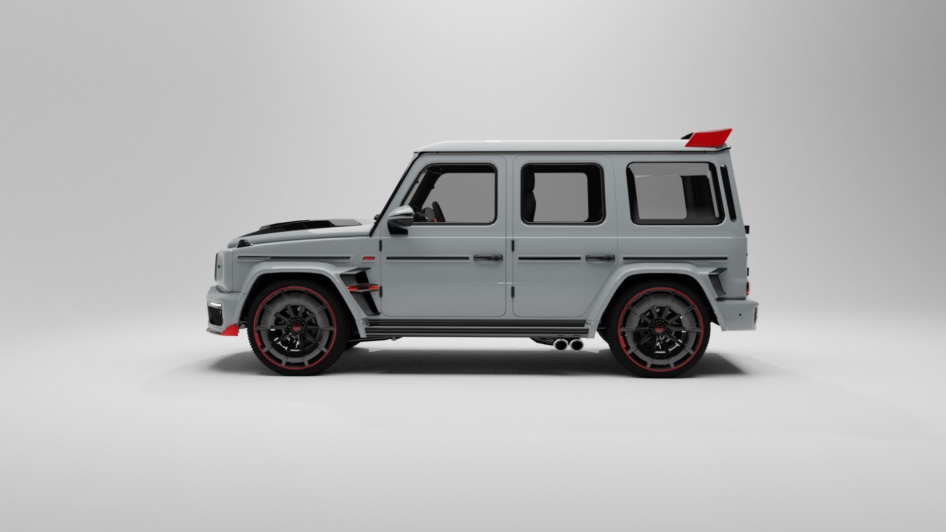 Mercedes G Brabus 900 3D model | CGTrader