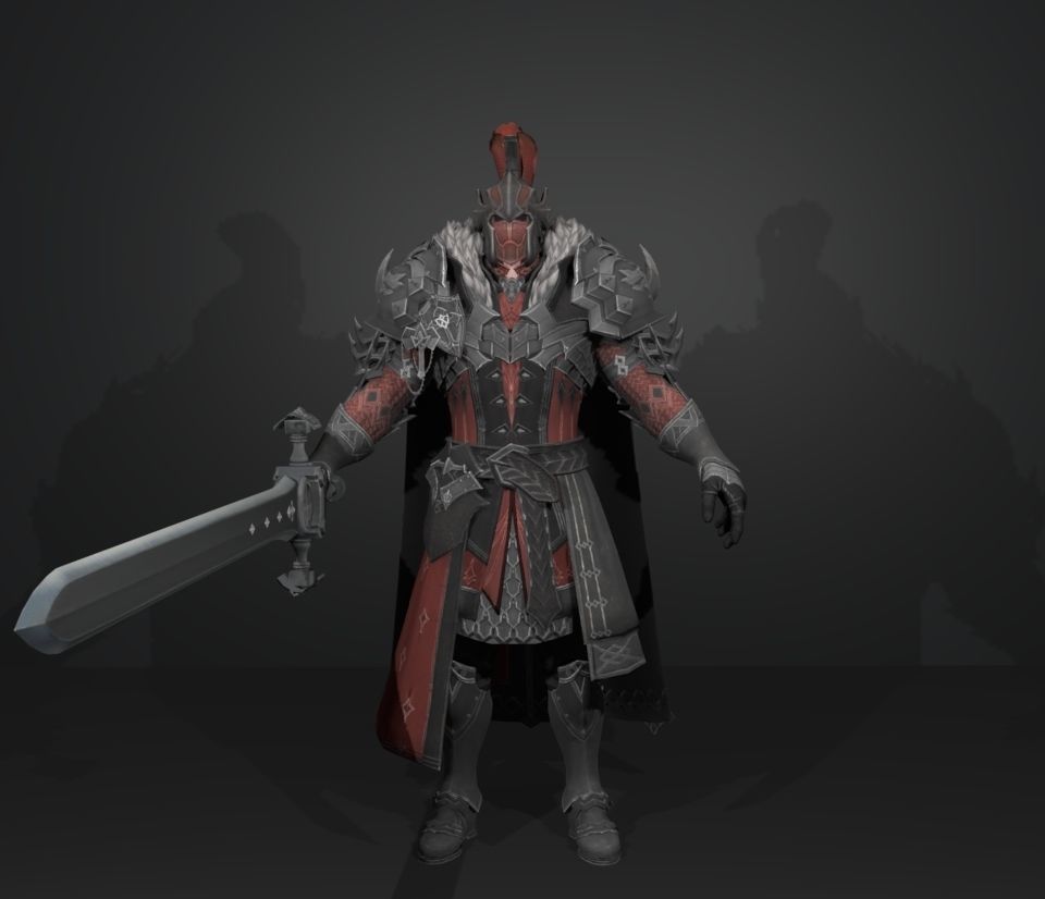 knight guardian 3D model animated rigged | CGTrader