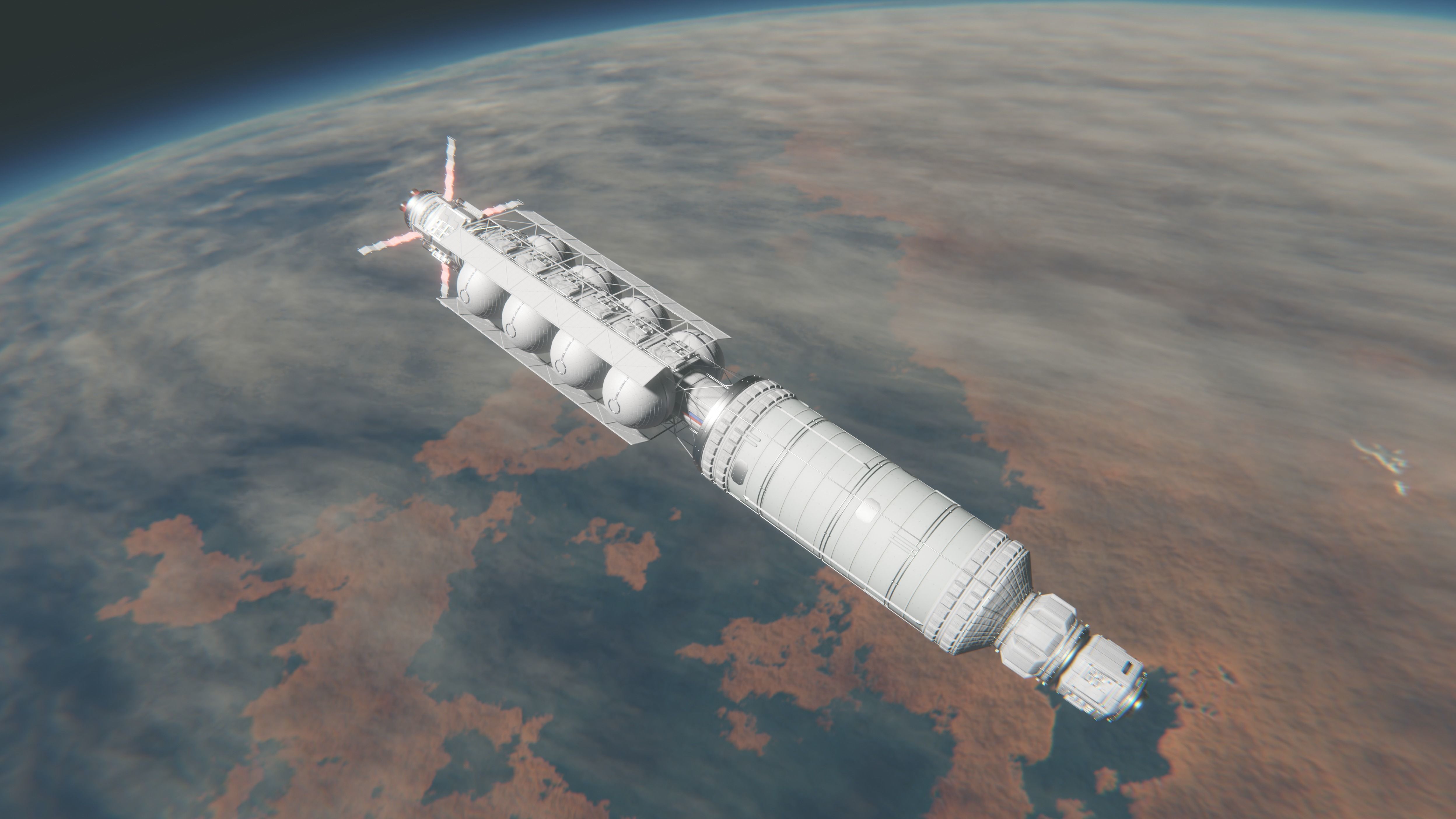 Spacestation - Realistic 3D model of a spacestation 3D model | CGTrader