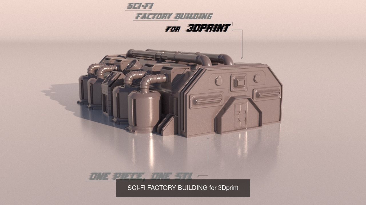 20 Sci-fi Props factory for 3Dprint 3D Model Collection 3D printable ...