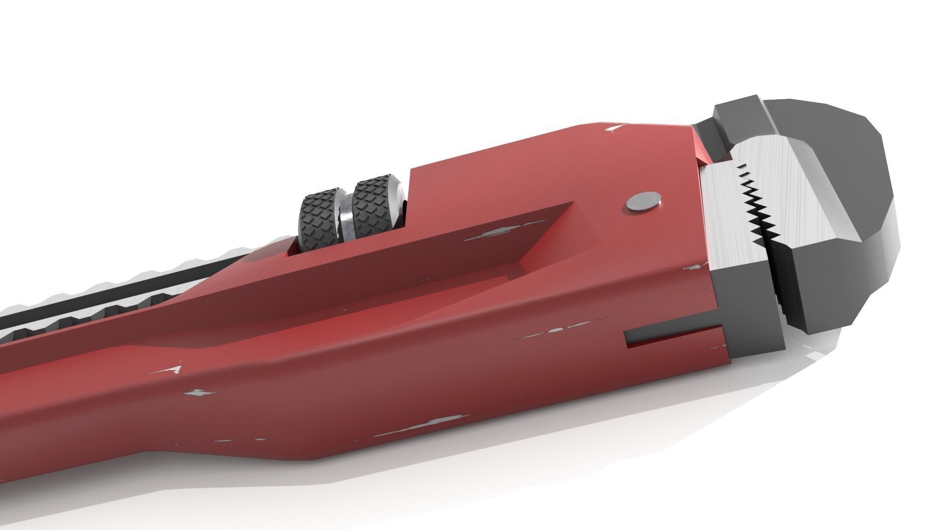 3D model Stylized Low Poly Pipe Wrench VR / AR / low-poly | CGTrader